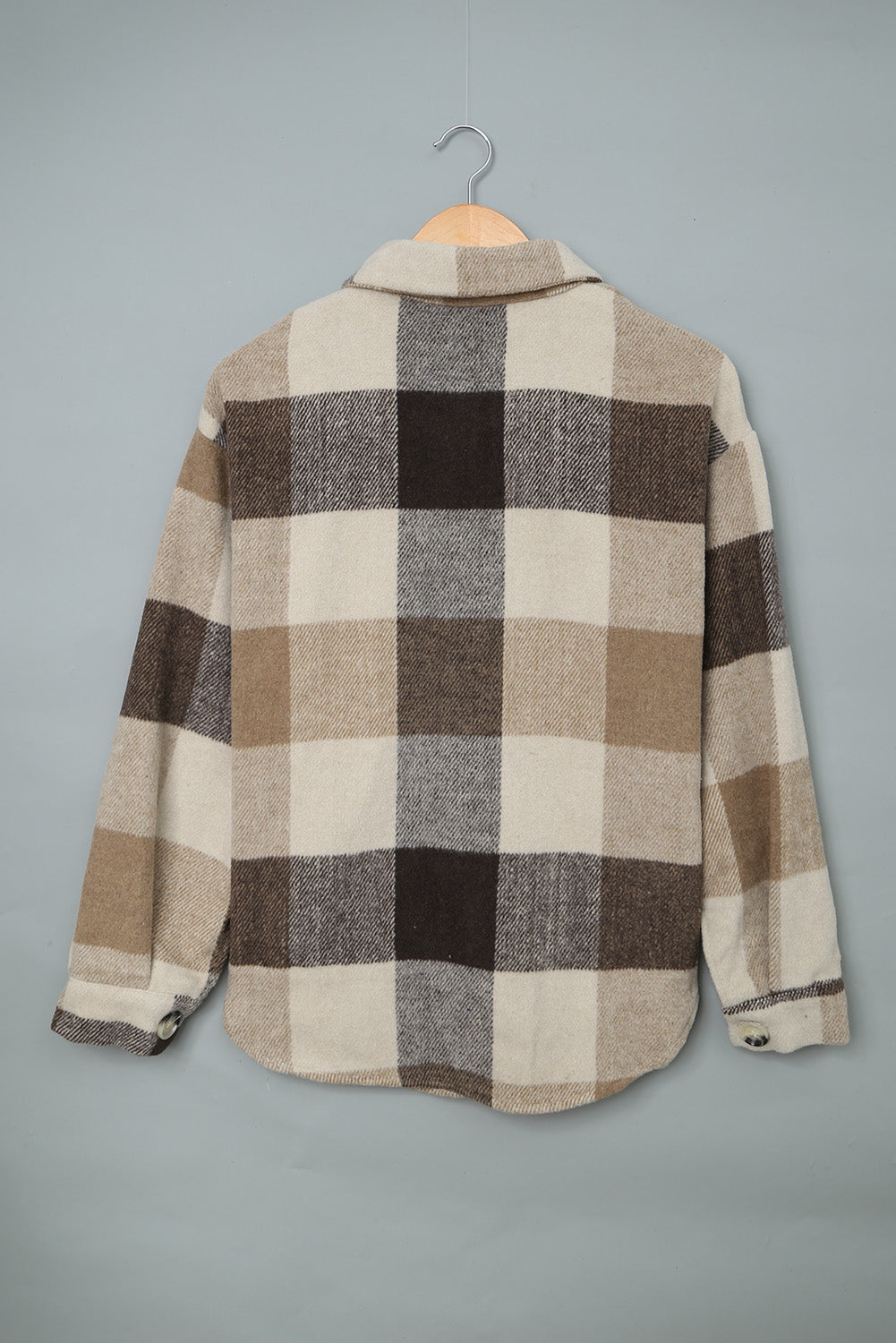 Tan & Plaid Shacket – Tried and True Boutique